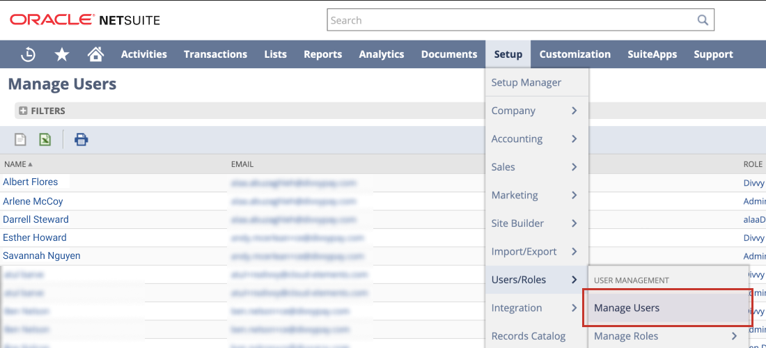 How do I set up the NetSuite integration with BILL Spend & Expense for a non-OneWorld account?
