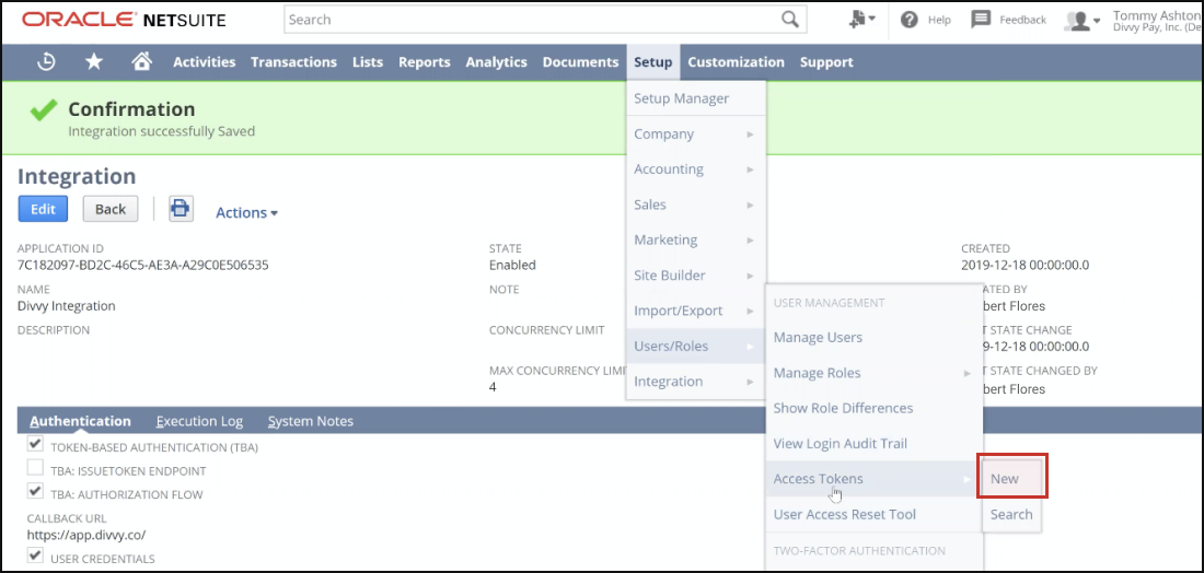 How do I set up the NetSuite integration with BILL Spend & Expense for a non-OneWorld account?
