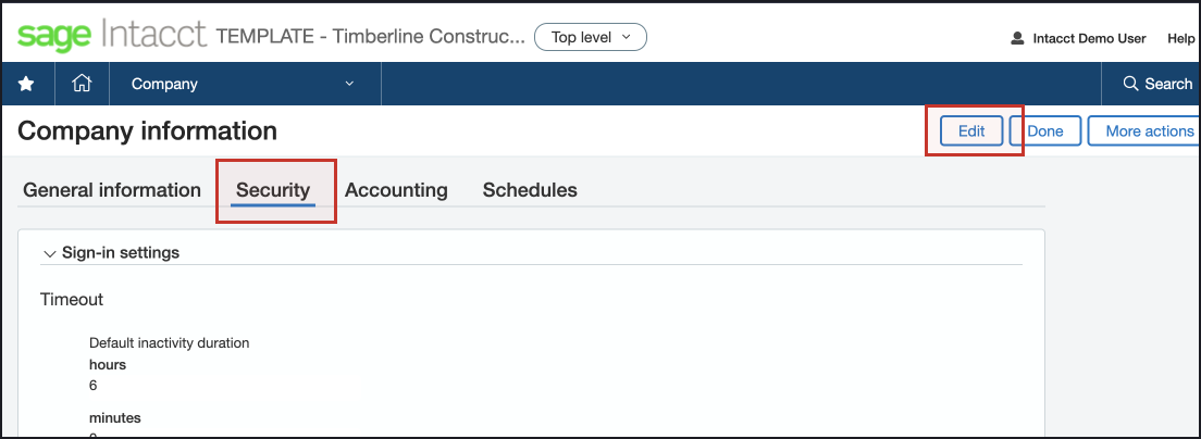 How do I set up the Sage Intacct integration for my account?