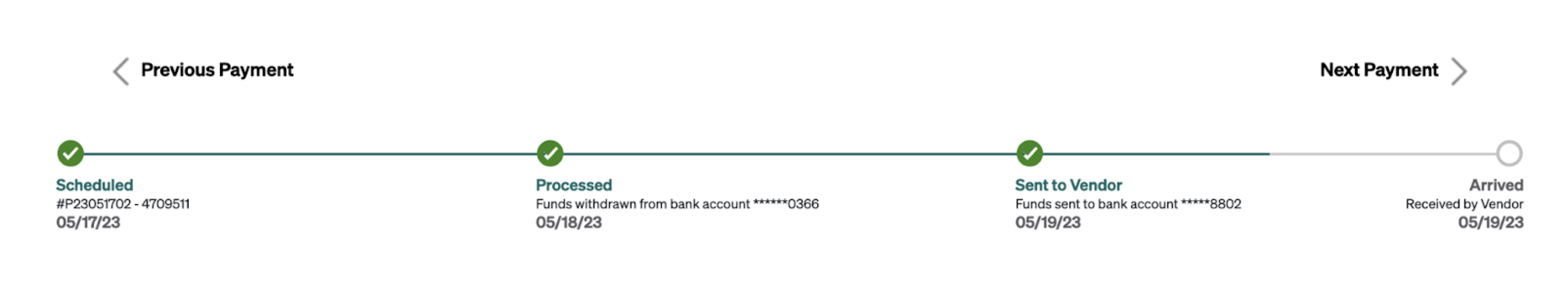 Payables payment timing