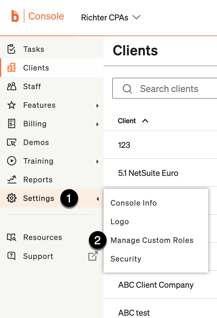 Enable access to BILL Insights for custom roles